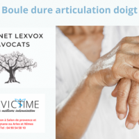 Boule dure articulation doigt